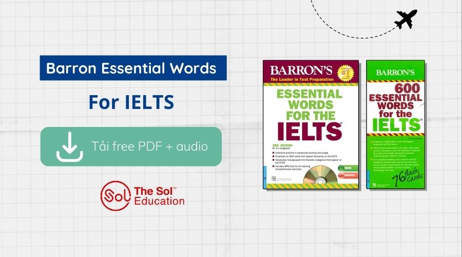 Barron Essential Words For IELTS (PDF + Audio) free download 2025